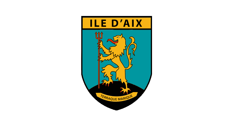 Le blason de l'Ile - Mairie de l’Île d'Aix en Charente Maritime